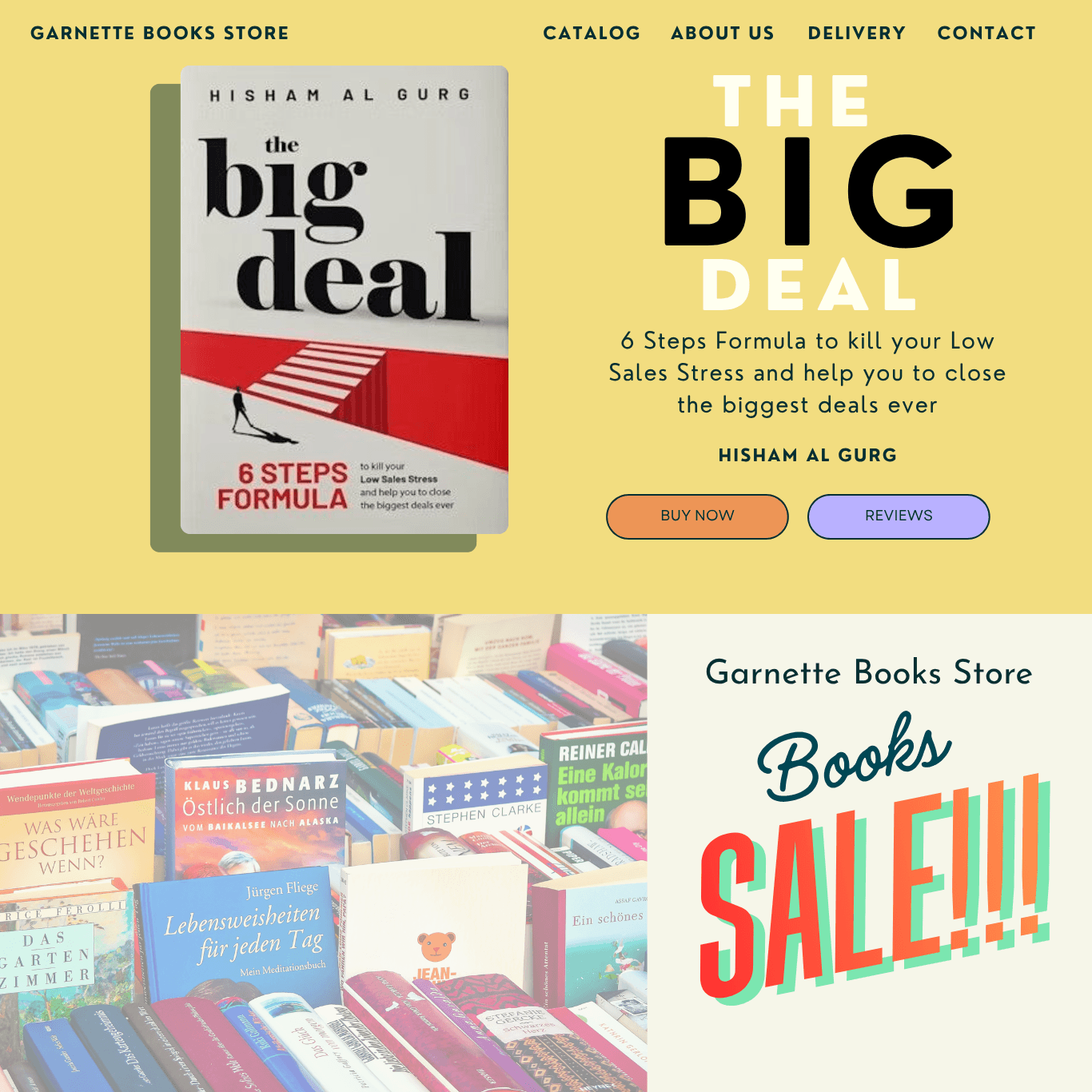 Garnette Books Store - Portolabs Studycase